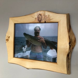 Live Edge Wood Picture Frame Rustic Decor Wall Hangings Home Decor 8x10 ...