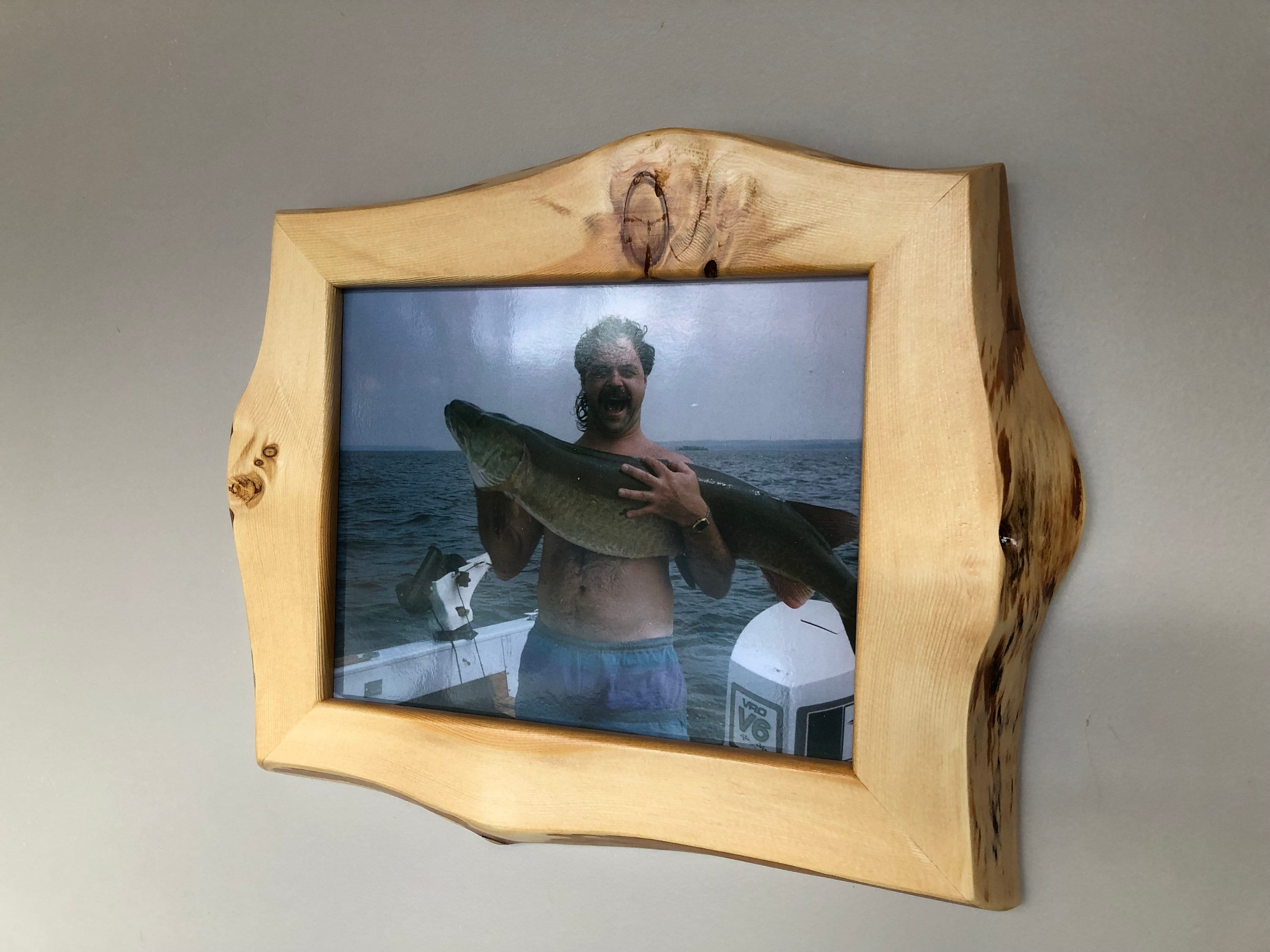 Live Edge Wood Picture Frame Rustic Decor Wall Hangings Home Decor 8x10 ...