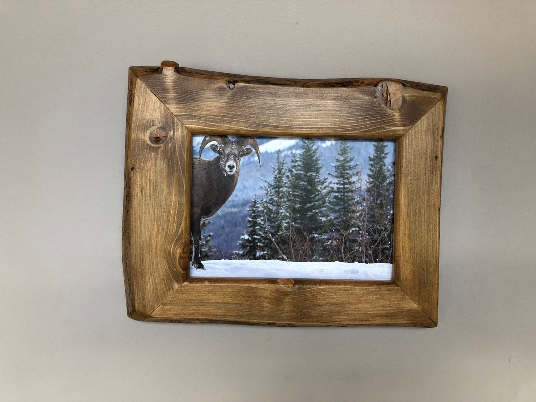 Live Edge Wood Frame, Home Decor,rustic Frame, Wall Decor 5x7 Inches - Etsy