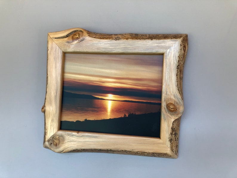 8x10 Live Edge Picture Frame Handmade Rustic Decor Wall Hangings Home ...