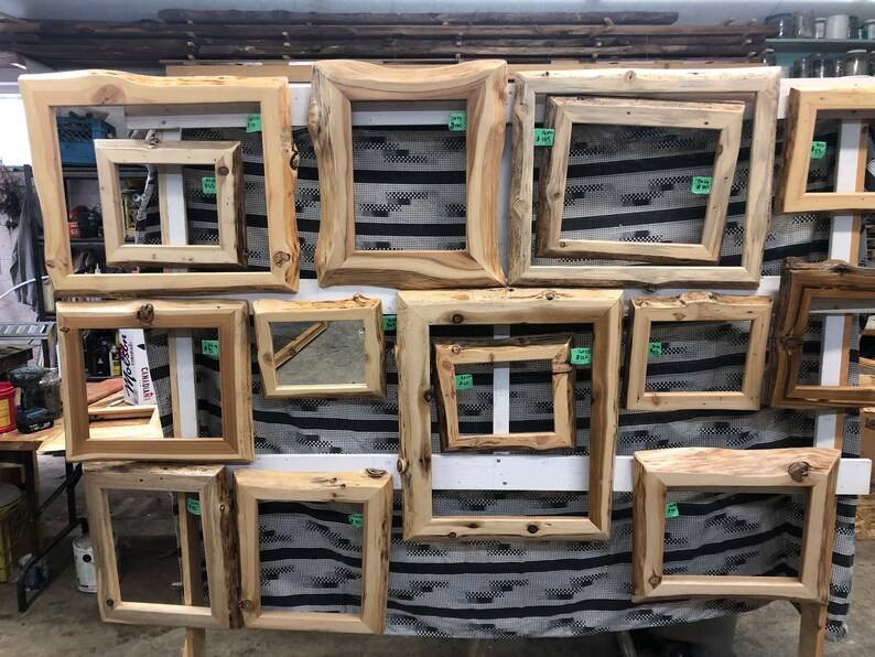 Live Edge Wood Picture Frame Home Decorrustic Frame Wall - Etsy Canada