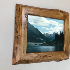 Live Edge Wood Picture Frame Rustic Decor Wall Hangings Home Decor 8x10 ...