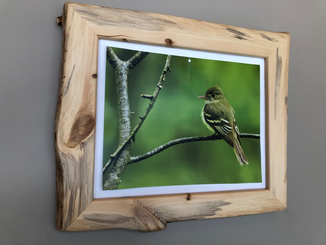Live Edge Wood Picture Frame Home Decor Rustic Framewall - Etsy