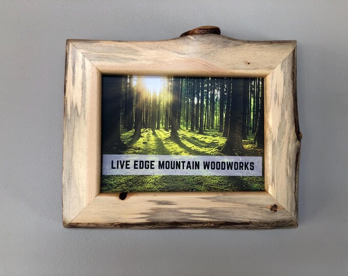 Live Edge Wood Picture Frame, Home Decor,rustic Frame, Wall Decor11x14 ...