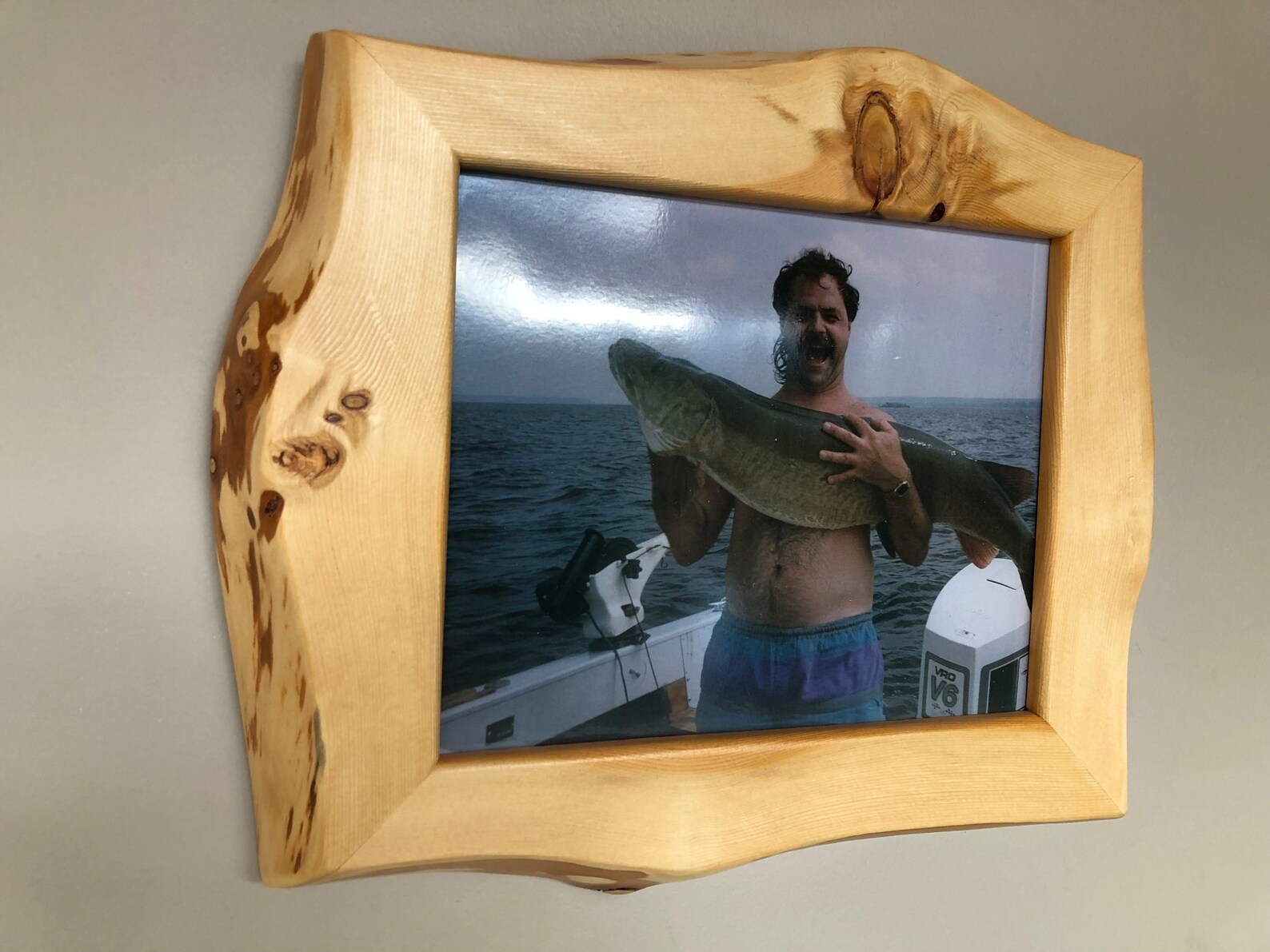 Live Edge Wood Picture Frame Rustic Decor Wall Hangings Home Decor 8x10 ...