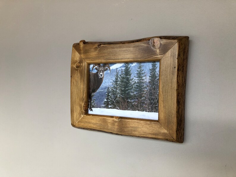 Live Edge Wood Frame, Home Decor,rustic Frame, Wall Decor 5x7 Inches - Etsy