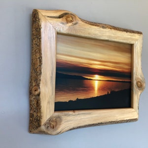 8x10 Live Edge Picture Frame Handmade Rustic Decor Wall Hangings Home ...