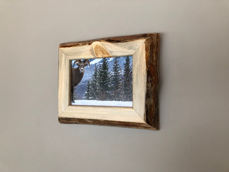 Live Edge Wood Picture Frame ,rustic Frame, Home Decor 5x7 - Etsy