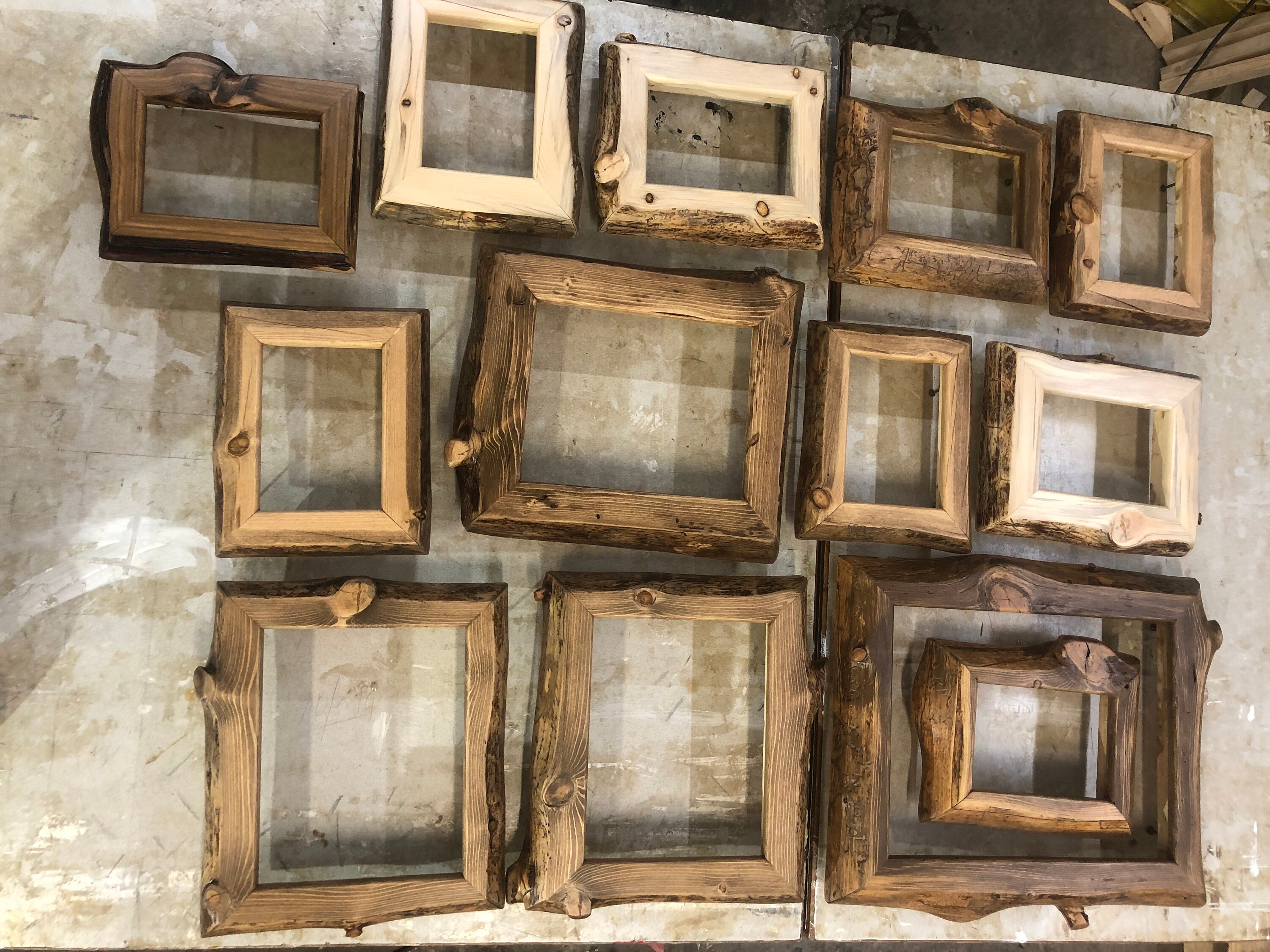 Live Edge Wood Picture Frame Home Decor Rustic Frame Wall - Etsy Canada