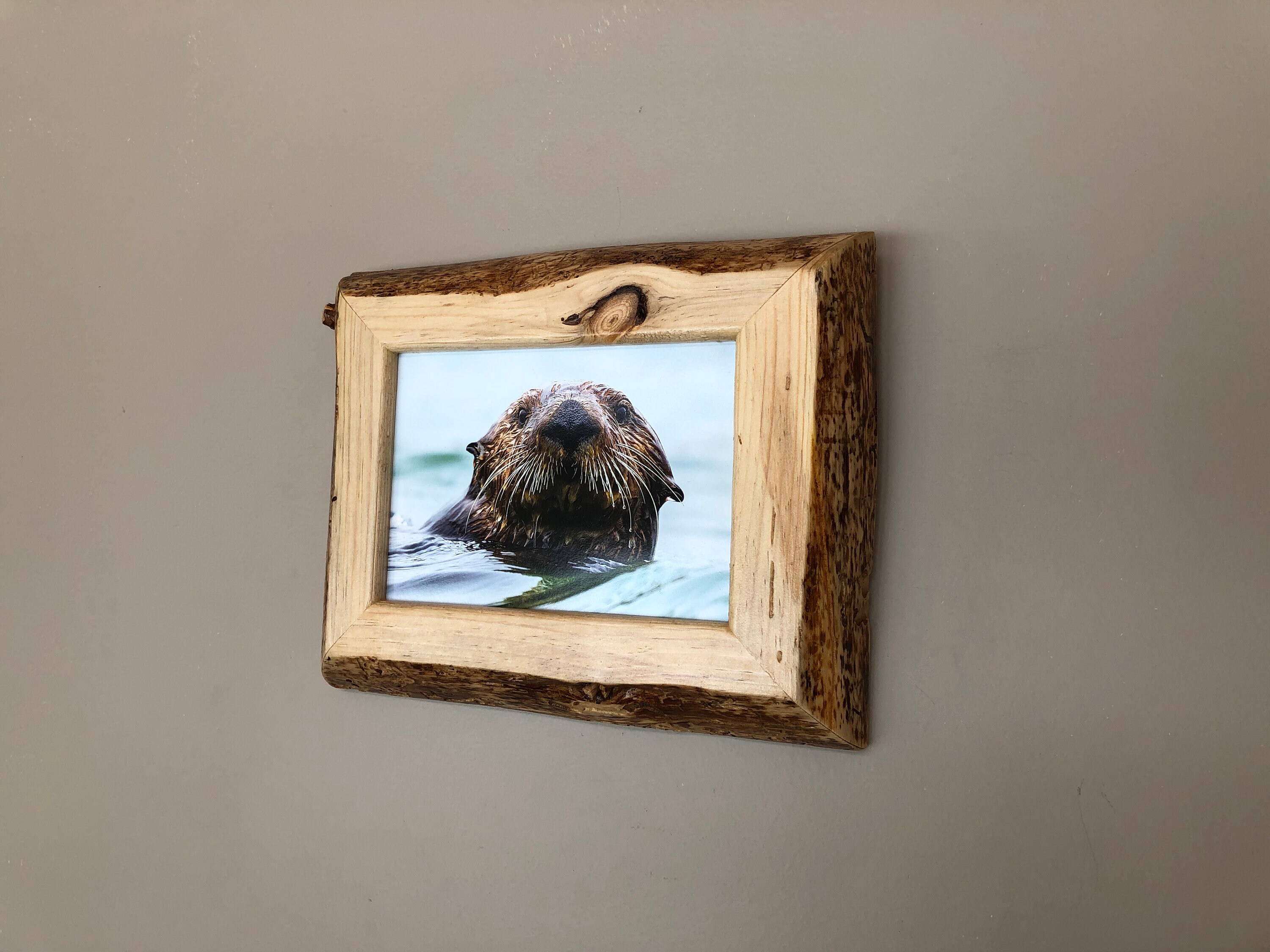 Live Edge Wood Picture Frame rustic Frame Home Decor 5x7 - Etsy