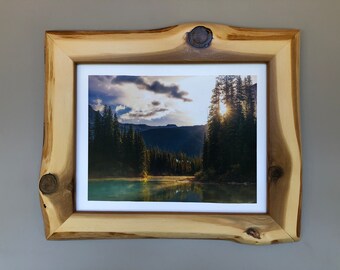 8x10 Live Edge Picture Frame Handmade Rustic Decor Wall Hangings Home ...