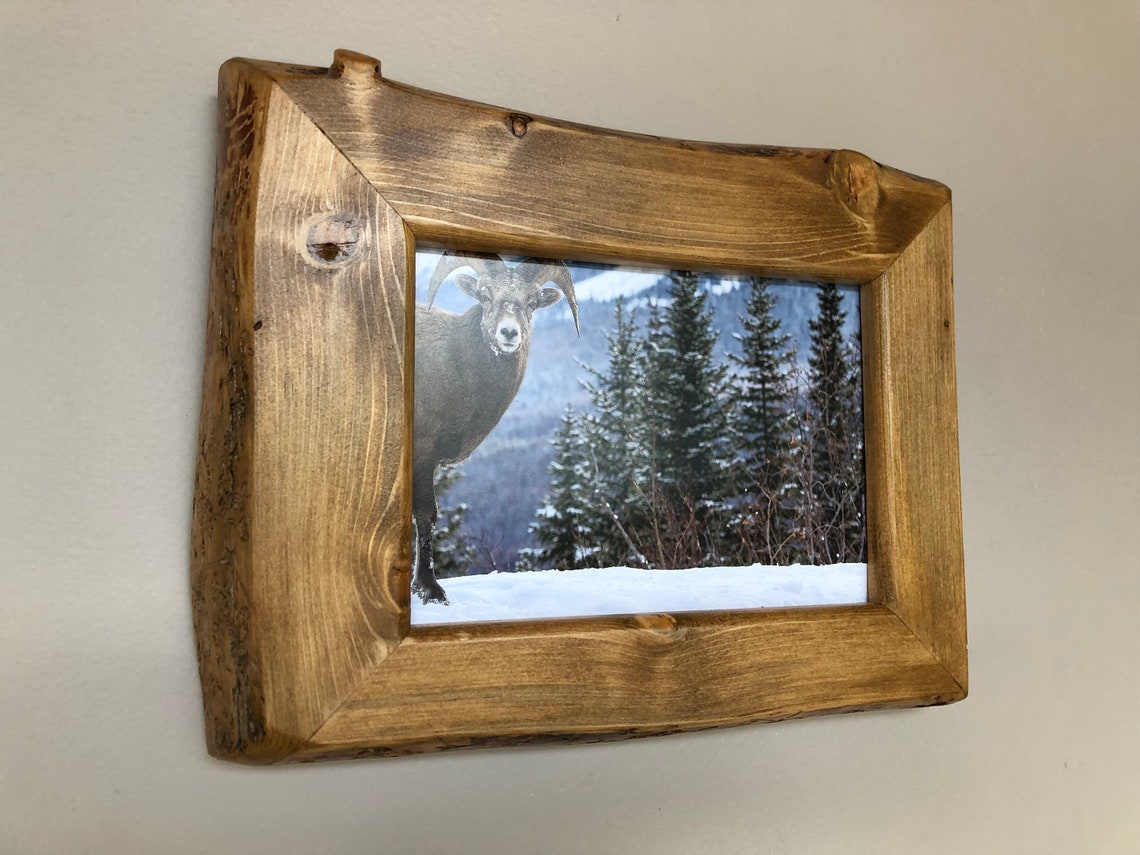 Live Edge Wood Frame, Home Decor,rustic Frame, Wall Decor 5x7 Inches - Etsy