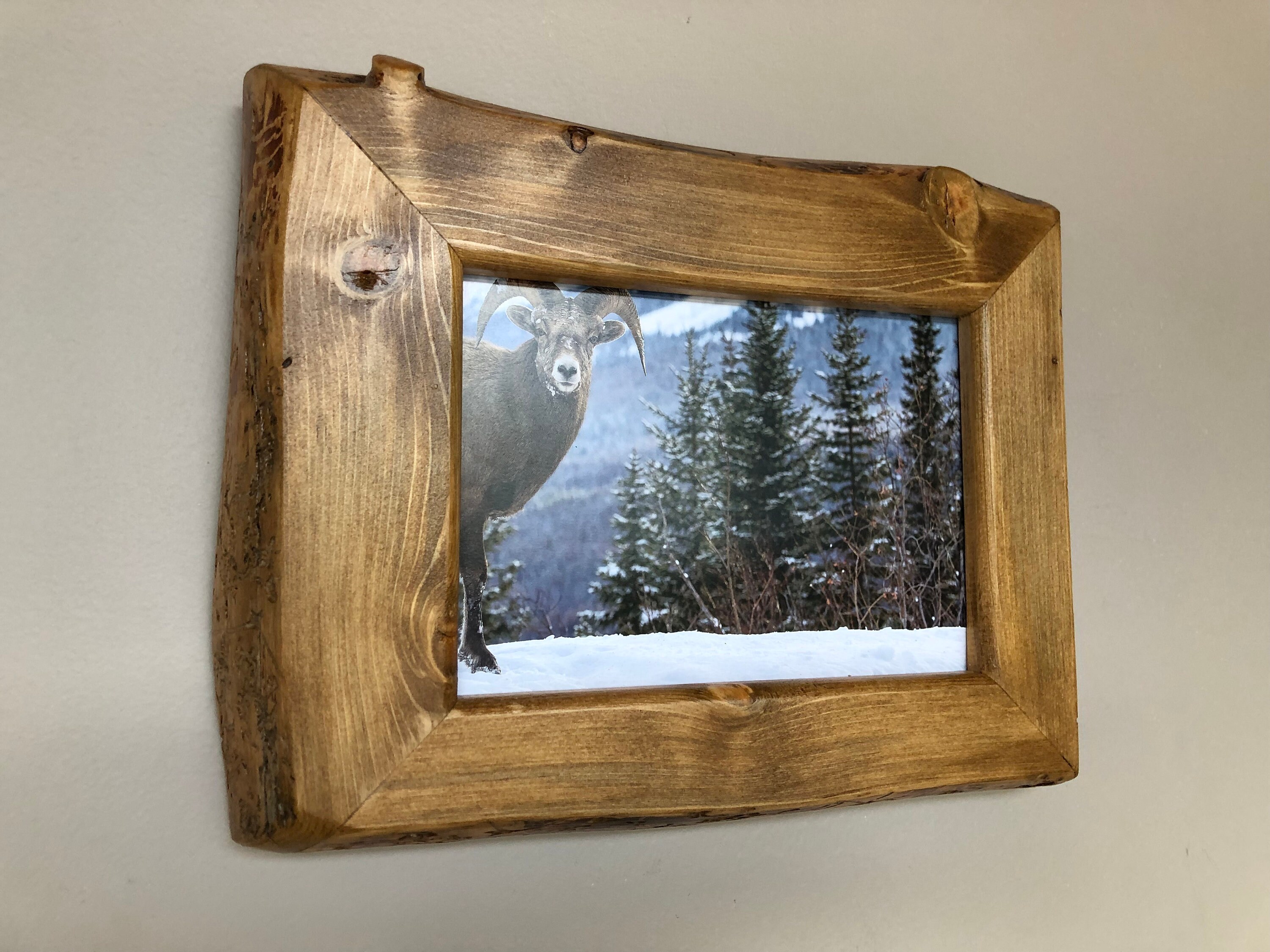 Live Edge Wood Frame, Home Decor,rustic Frame, Wall Decor 5x7 Inches - Etsy