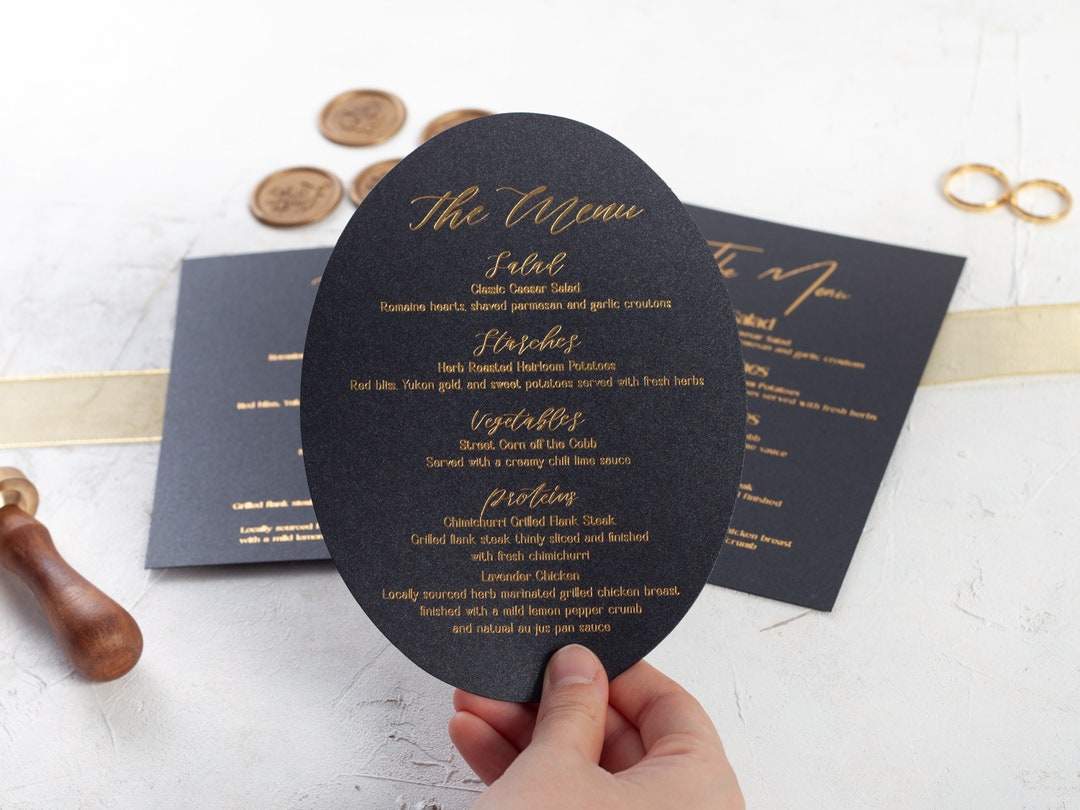 Reception Menu: Elegant Bridal Dinner & Wedding Reception Selections ...