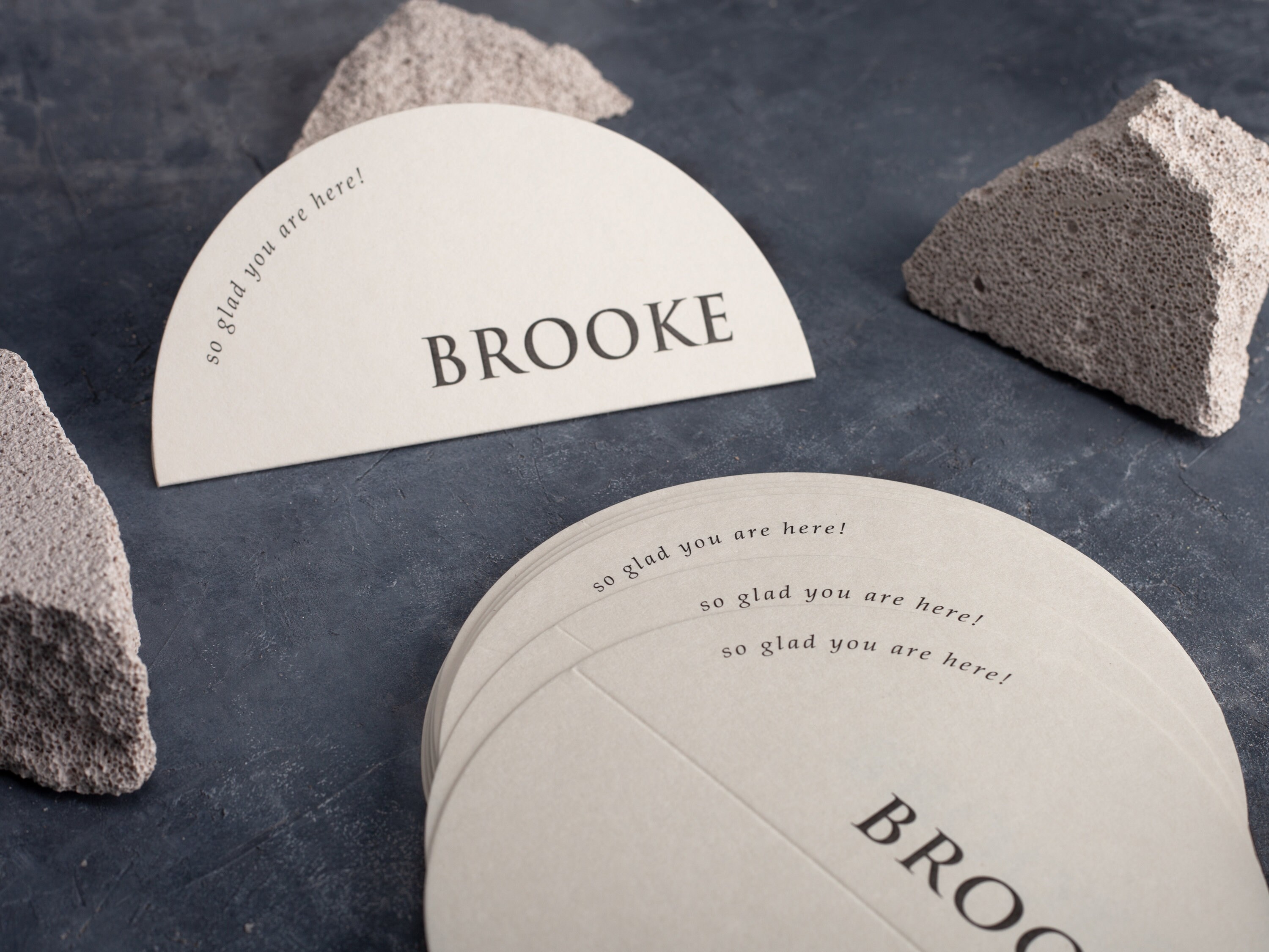 Arch-shaped Minimalist Guest Name Cards for Weddings - Etsy
