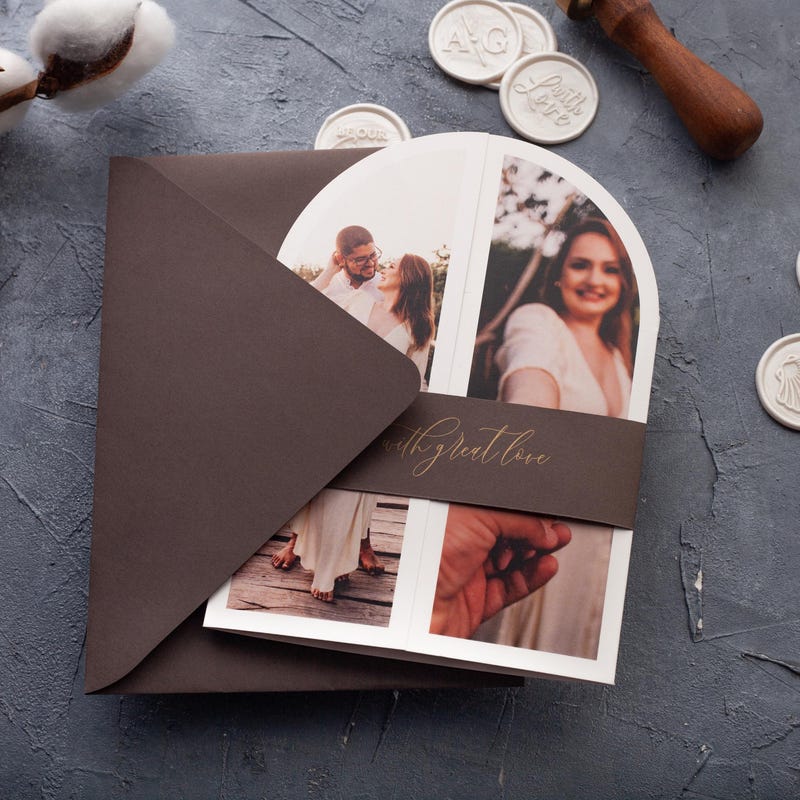 Folded Invitation - Etsy