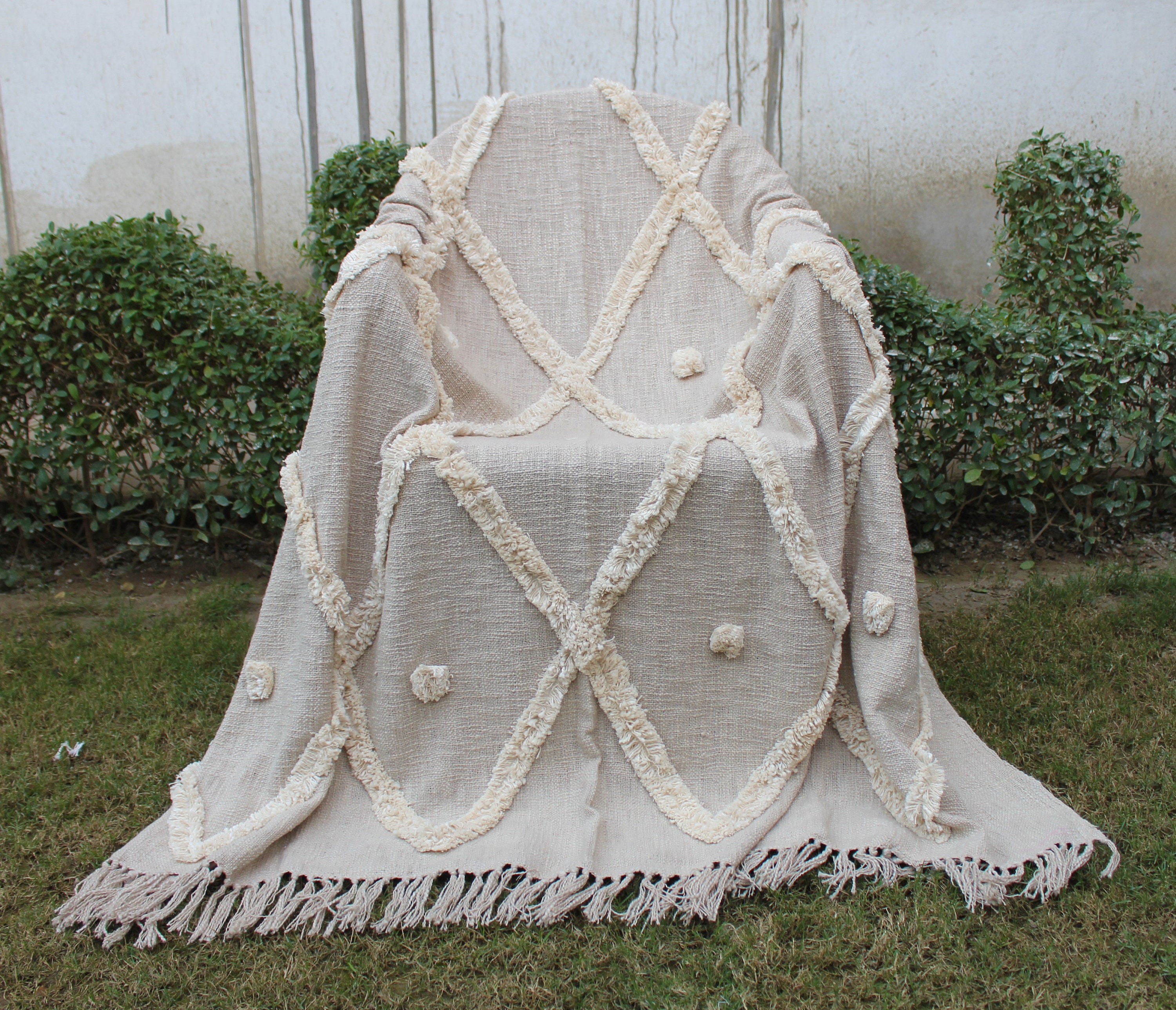 Decorative Sofa Throw for Mothers Day Gift Tufted Throw Picnic - Etsy