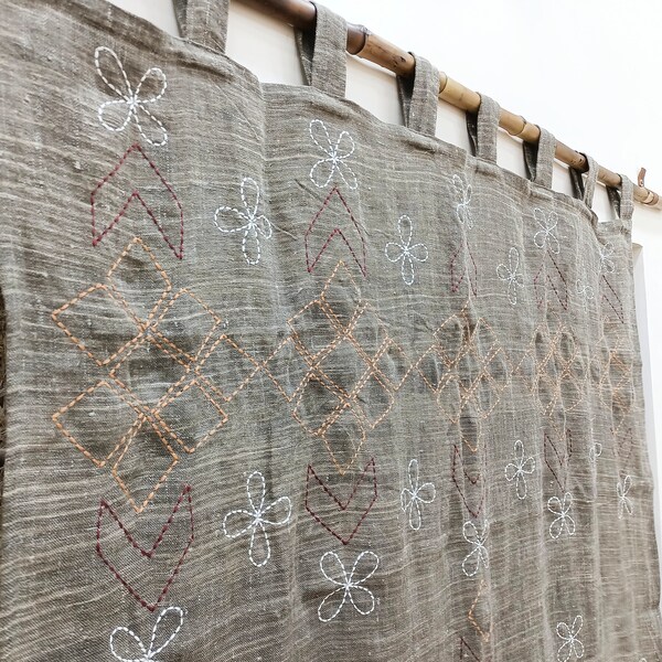 Linen Drapes - Etsy