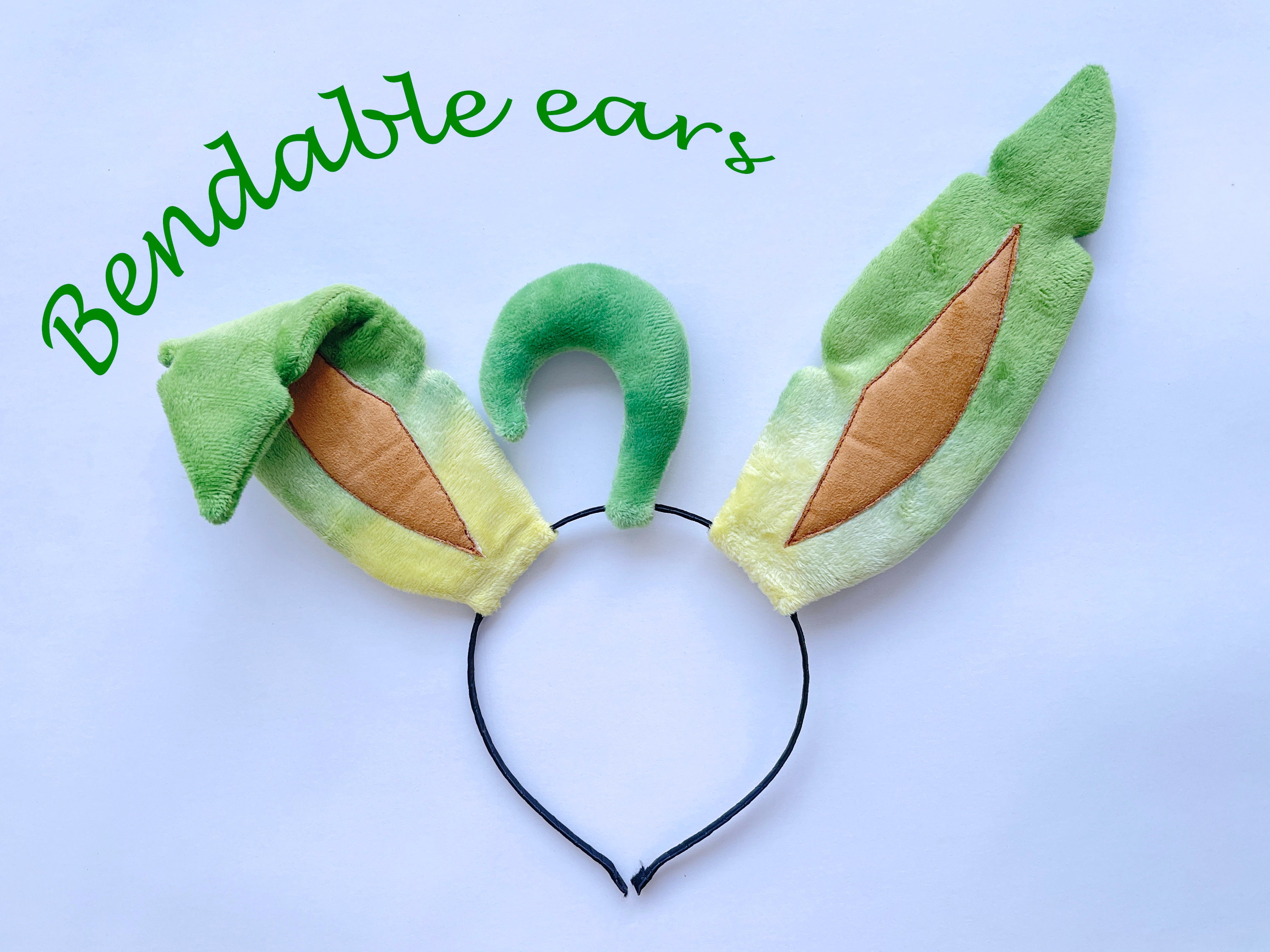 Leafeon Ears Tail Pokemon Headband for Costume Cosplay - Etsy