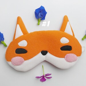 Shiba Inu / Akita Doge Sleep Mask / Eye Cover for Both Adults and Kids ...