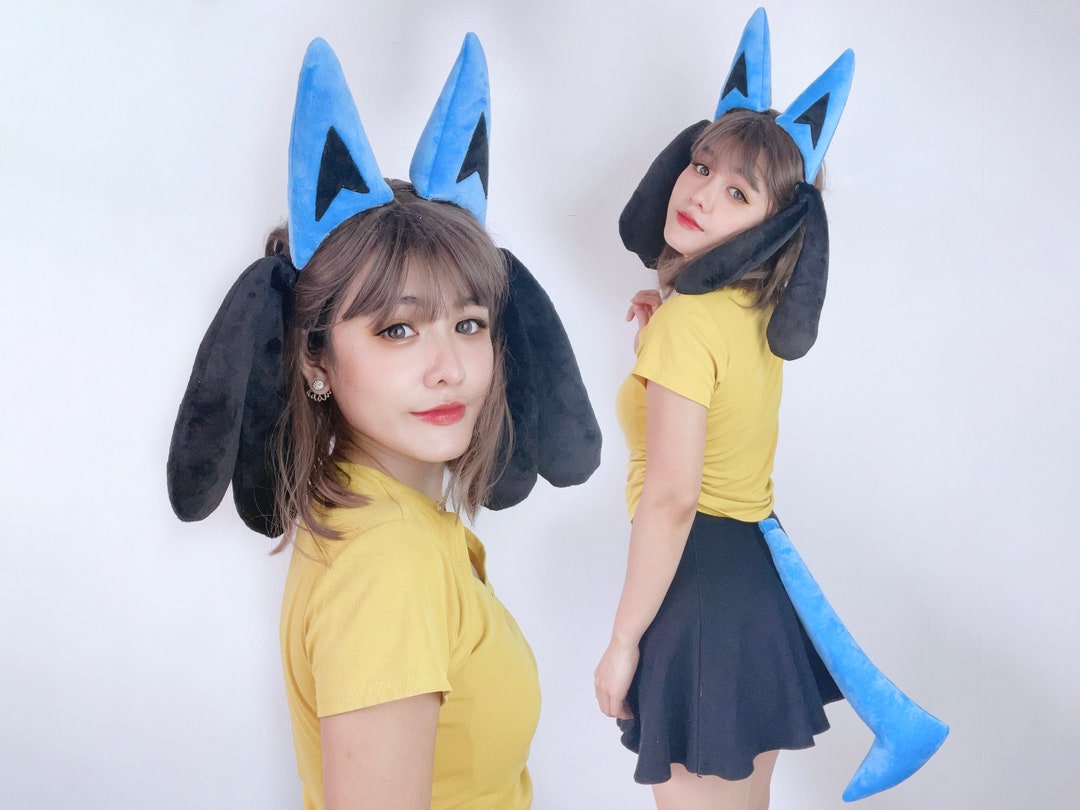Blue Ears and Tail for Cosplay / Costume / Convention - Etsy