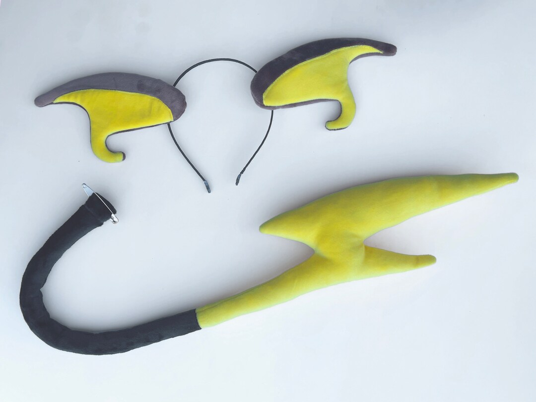 Raichu Ears Bendable Tail Pokemon Headband - Etsy