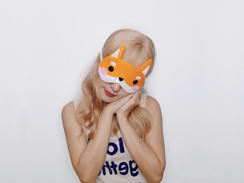 Shiba Inu / Akita Doge Sleep Mask / Eye Cover for Both Adults and Kids ...