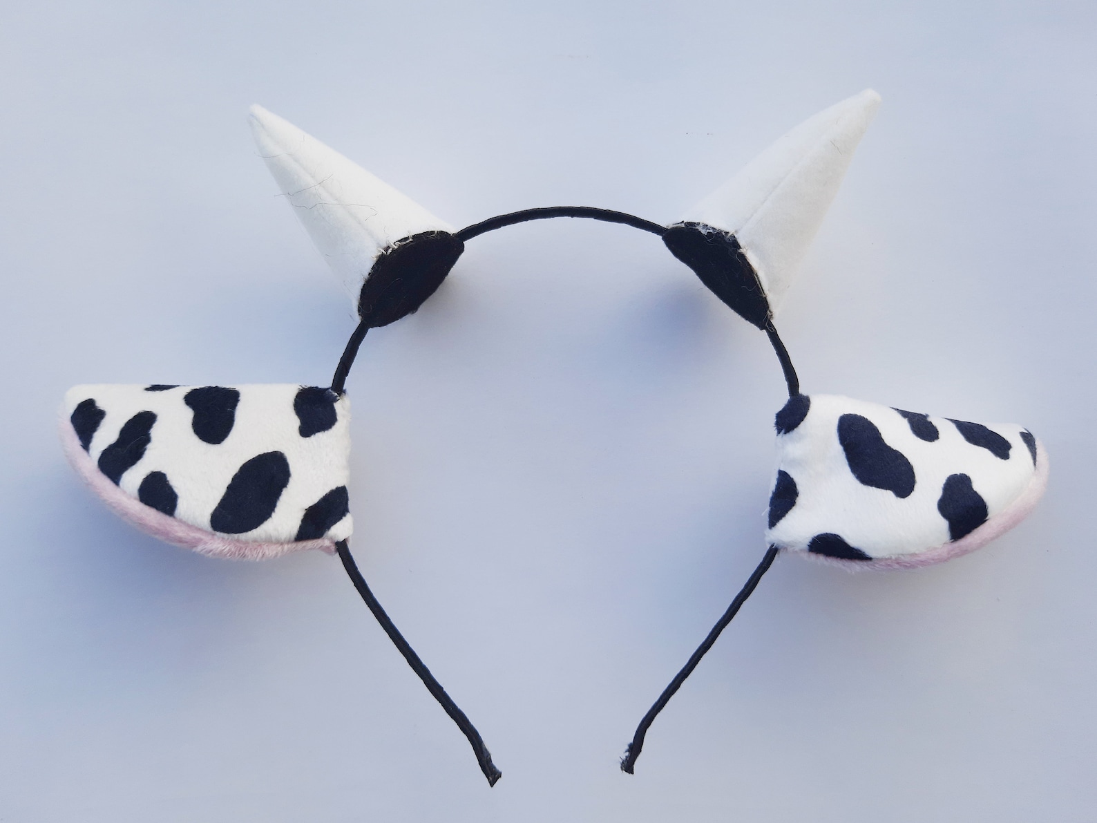 Cuernos y orejas de vaca lechera disfraz de cola / orejas de - Etsy España