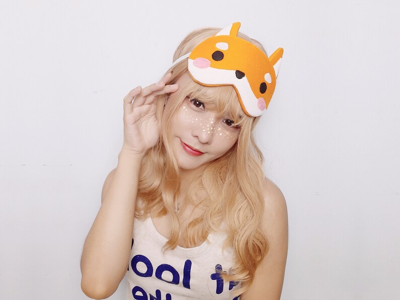Shiba Inu / Akita Doge Sleep Mask / Eye Cover for Both Adults and Kids ...