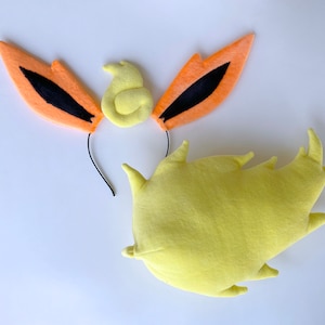 Flareon Ears Pokemon Headband for Custome, Cosplay, Birthday Party Hair ...