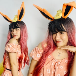 Flareon Ears Pokemon Headband for Custome, Cosplay, Birthday Party Hair ...