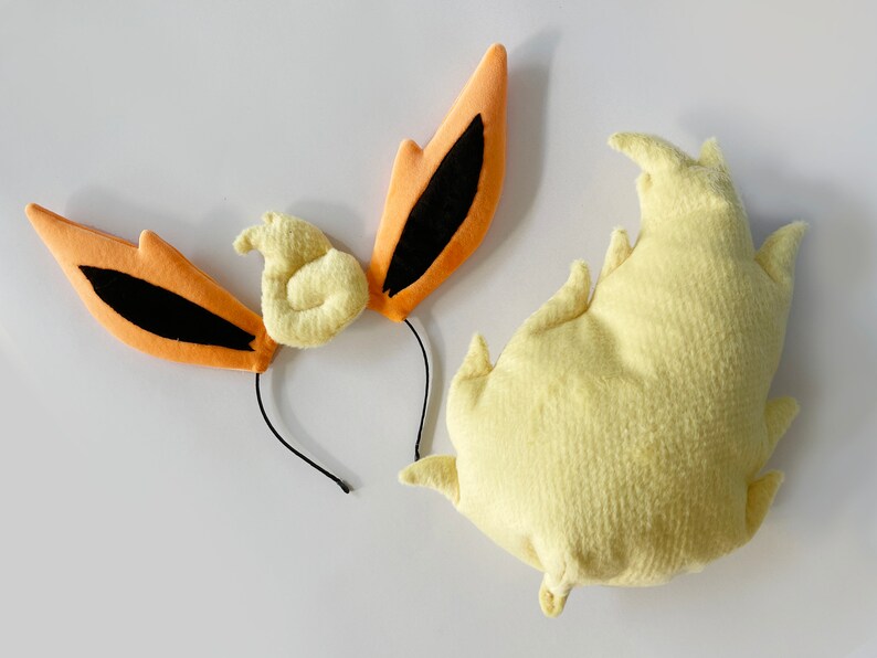 Flareon Ears Pokemon Headband for Custome Cosplay Birthday - Etsy