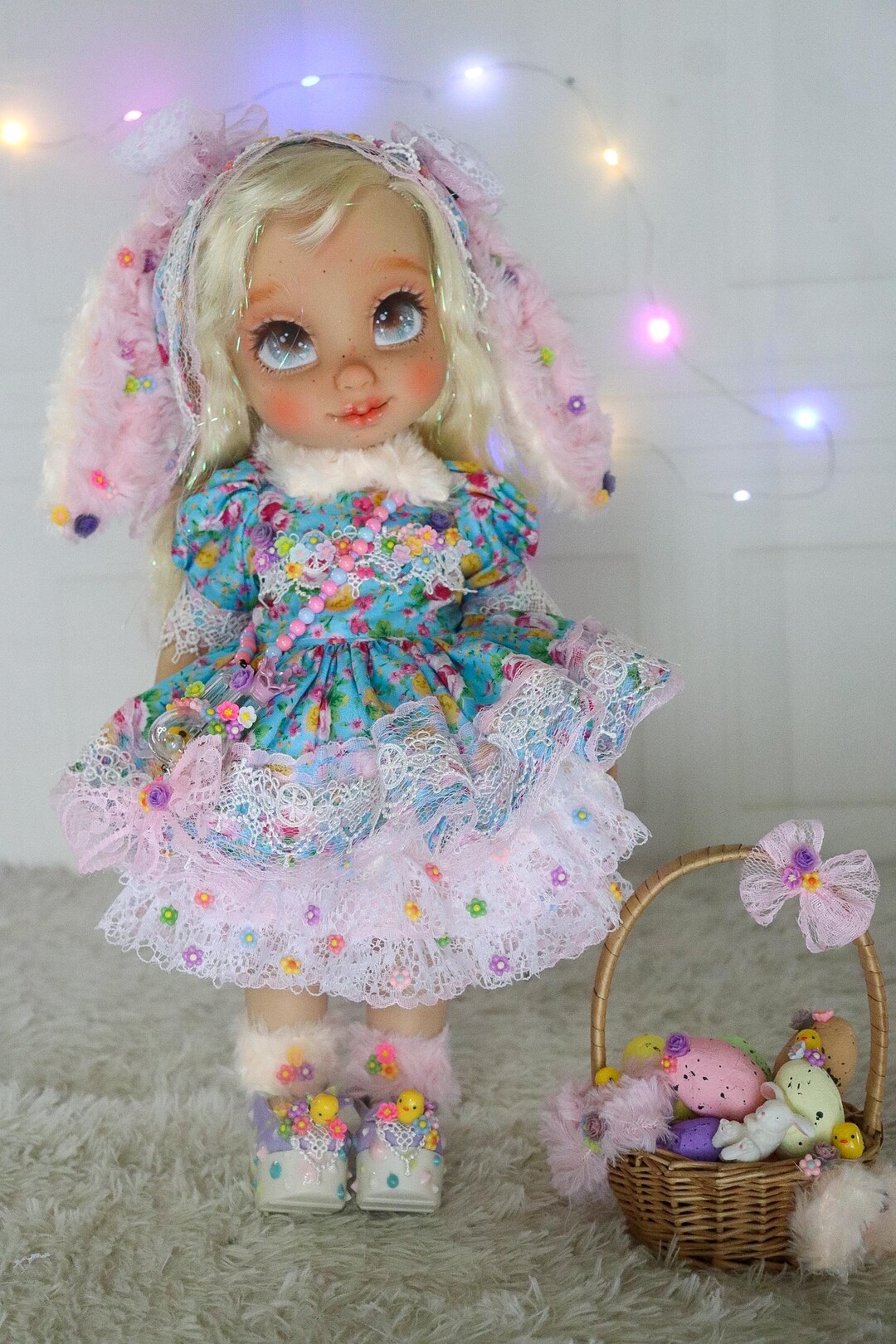Disney Animator Easter Egg Doll Tinkerbell Base Doll Cute Princess ...