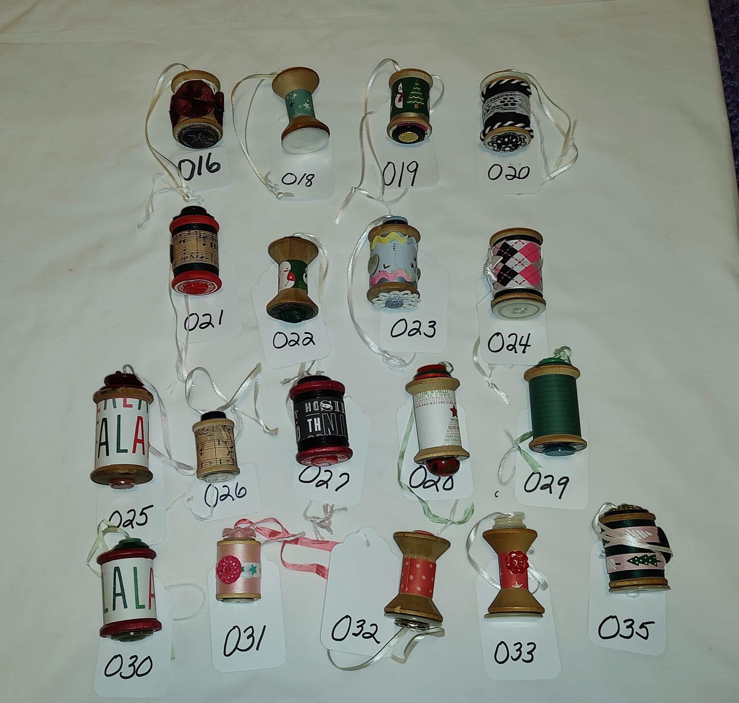 Antique Spool Ornaments - Etsy