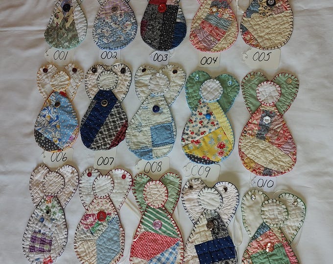 Quilted Angel Ornament - Etsy