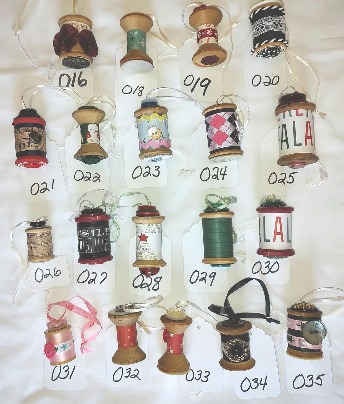 Antique Spool Ornaments - Etsy