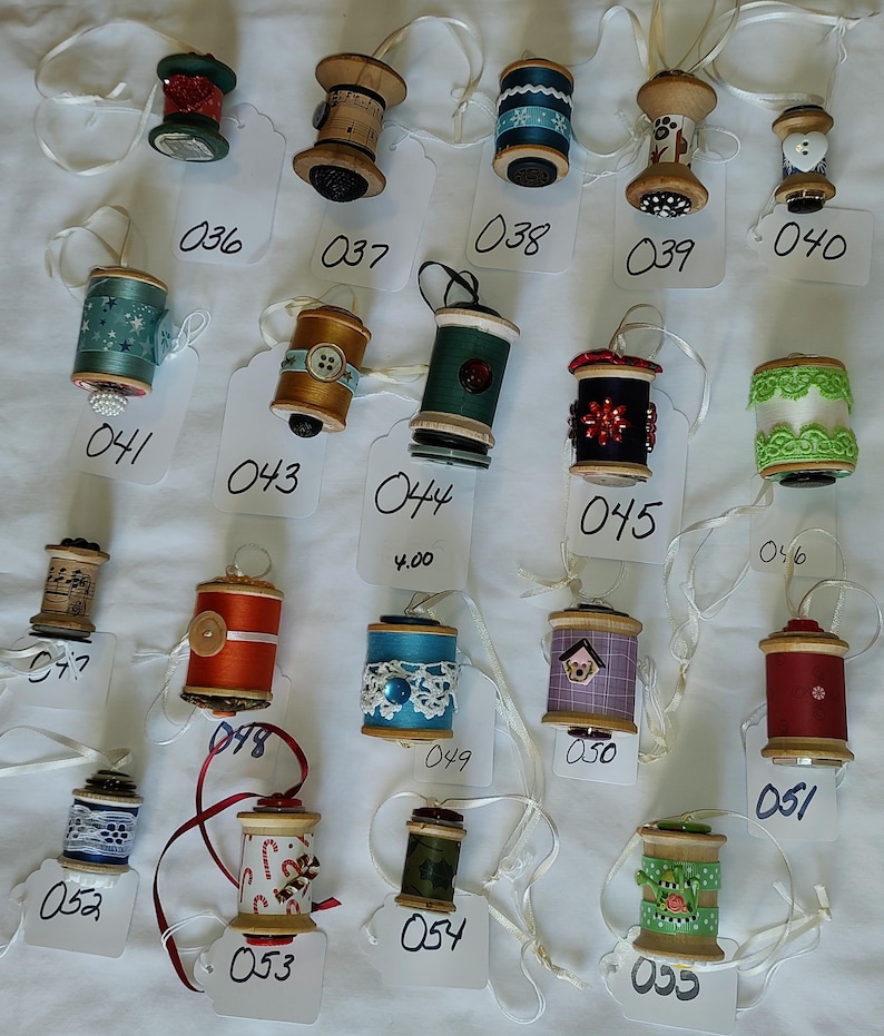 Antique Spool Ornaments - Etsy