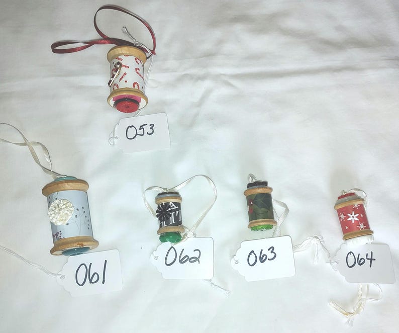 Antique Spool Ornaments - Etsy