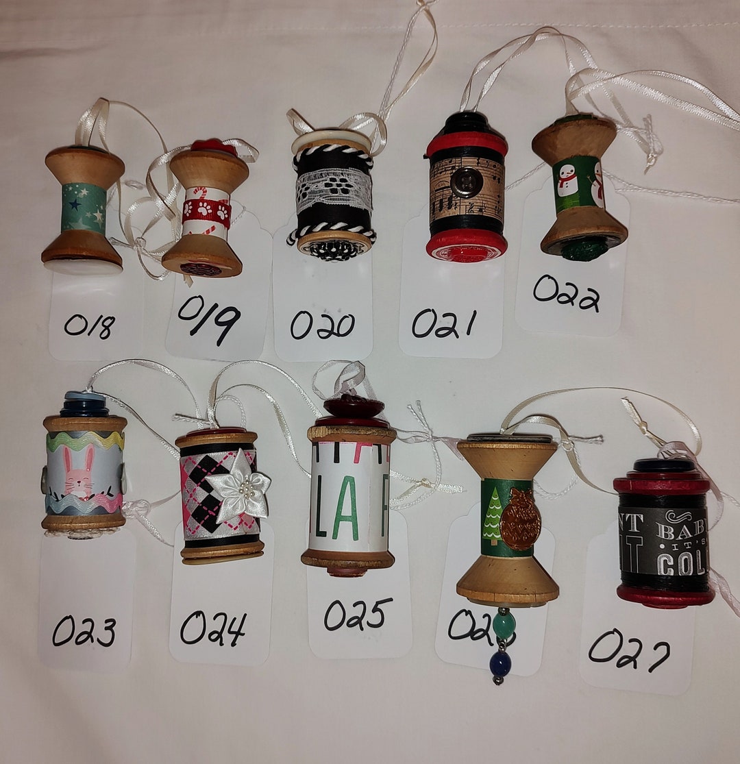 Antique Spool Ornaments - Etsy