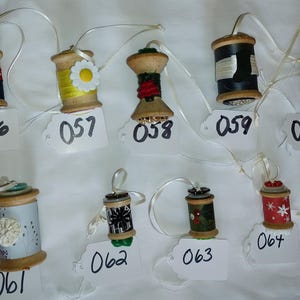 Antique Spool Ornaments - Etsy
