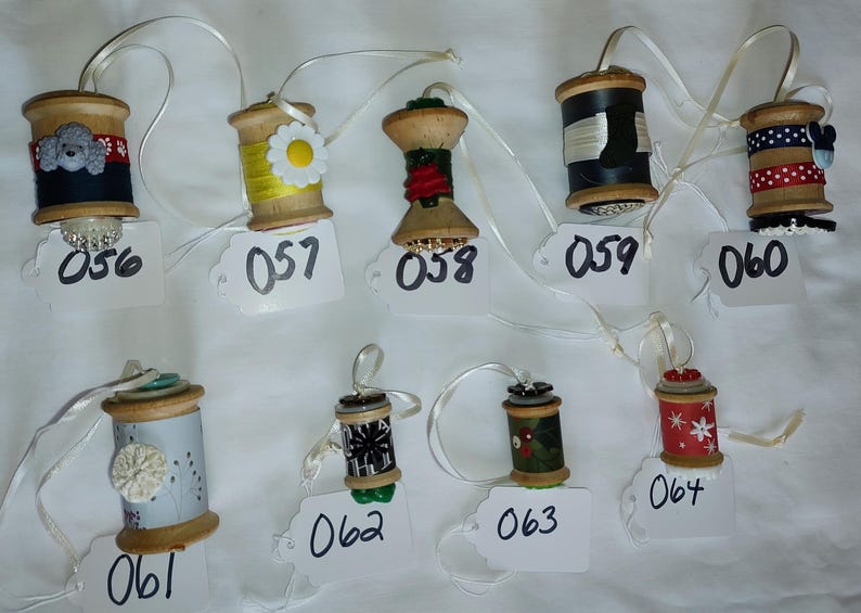 Antique Spool Ornaments - Etsy