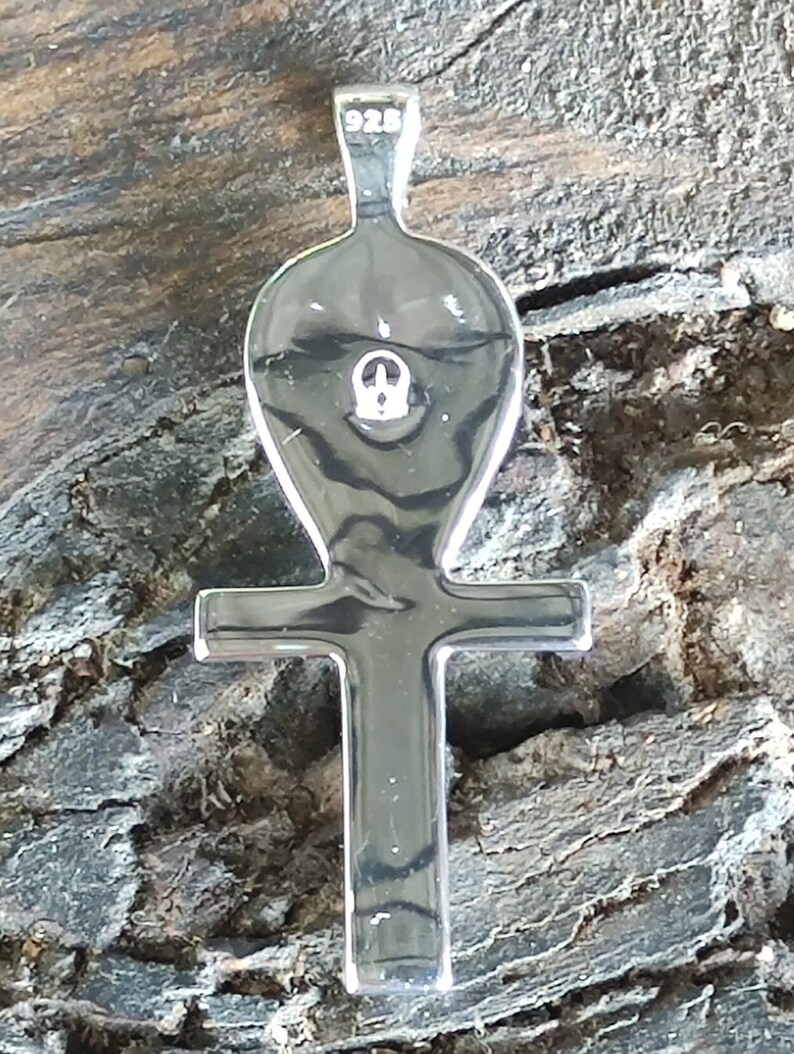 Ankh Djed Was Egyptian Cross Pendant, Powerful Amulet in Sterling ...