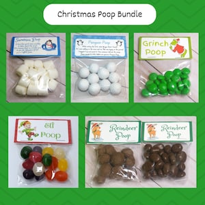 Christmas Poop Bundle Elf Poop Grinch Poop Reindeer Poop Snowman Poop ...