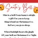 Santa Bell Digital Label - Etsy