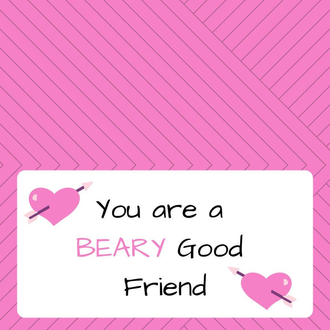 Gummy Bear Valentine Topper Digital Label - Etsy