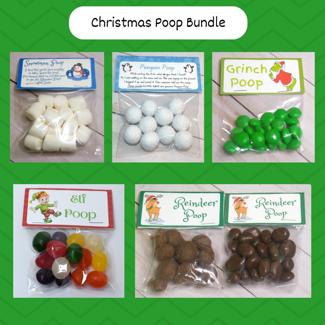 Christmas Poop Bundle Elf Poop Grinch Poop Reindeer Poop - Etsy