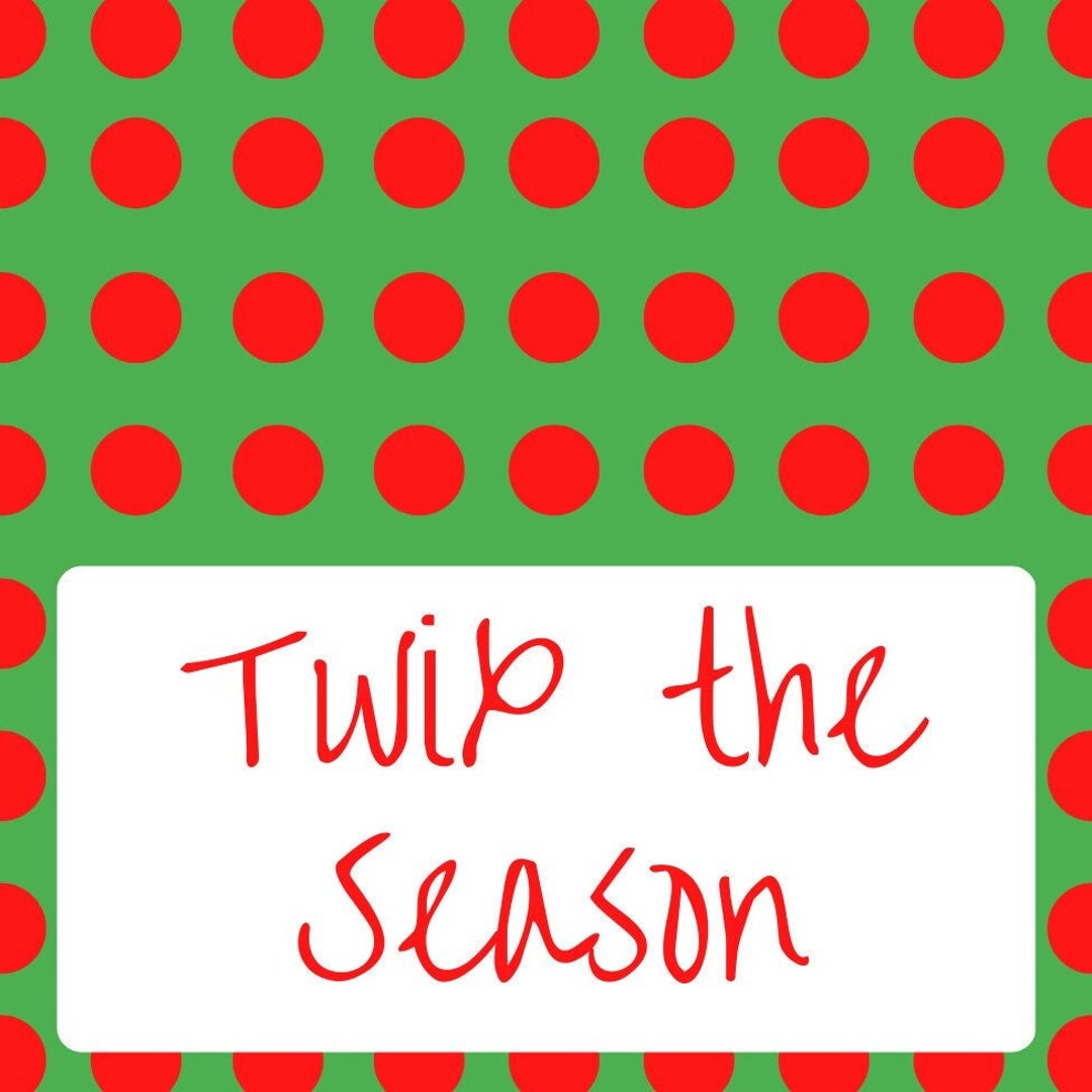 Twix the Season Topper and Bag - Etsy
