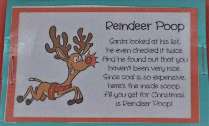 Reindeer Poop - Etsy