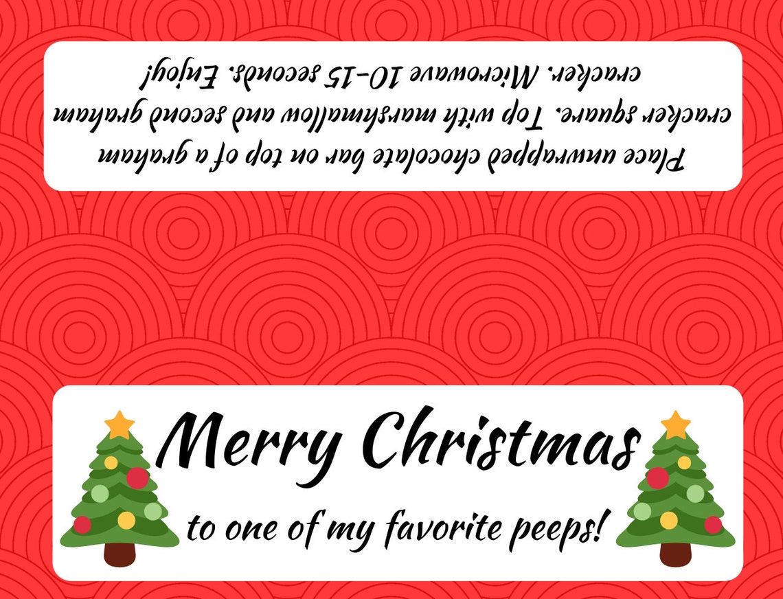 Christmas S'mores Peep Treat Christmas Tree Peep - Etsy