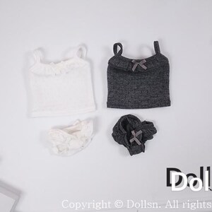 BJD Clothes Top Underwear Set Gray for MSD Minifee 42cm 1/4 Doll - Etsy